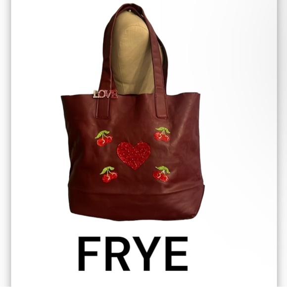 Frye | Bags | Authentic Frye Signature Leather Tote Bag Purse | Poshmark